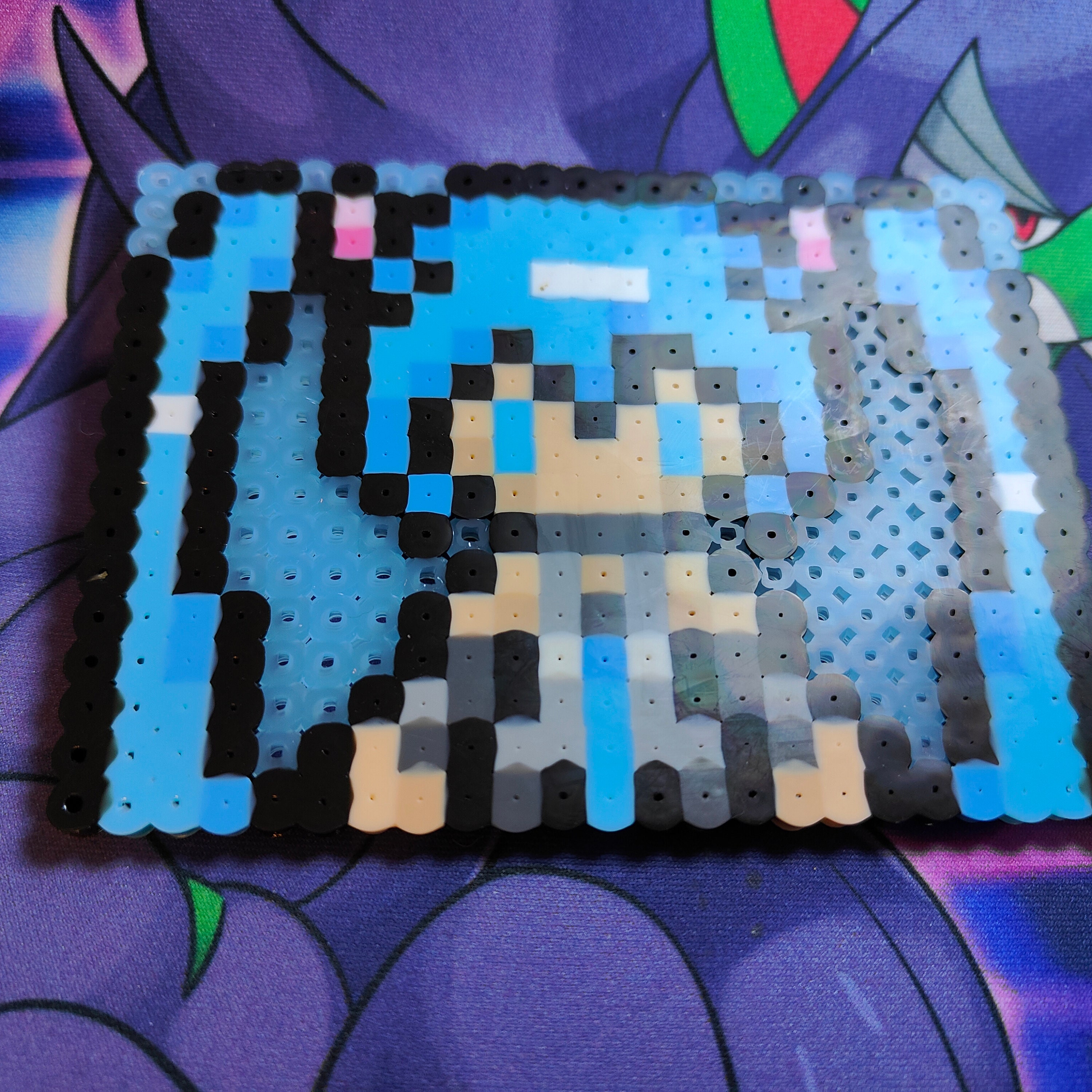 Miku Hatsune Perler Full Flat Melt With Glossy Finish and Rainbow ...