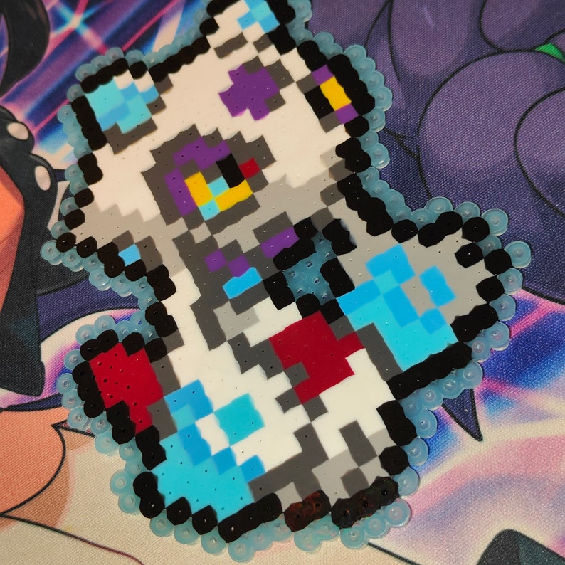 FROSLASS From Pokemon! Dazzling Perler Flat Pixel Melt, Glossy Finish ...