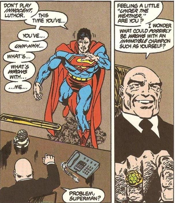 Lex Luthor Kryptonite Ring, Superman and Lexcorp in DC Comics - Etsy
