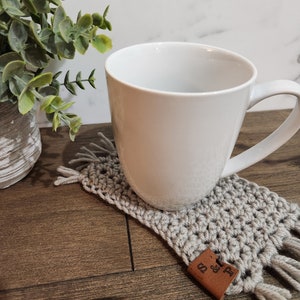 Hand Crochet Mug Rug Handmade Coaster Crochet Coaster Mug Rug Table ...