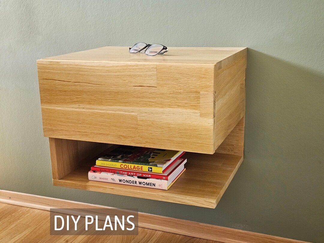 Easy DIY Floating Nightstand - Etsy Australia