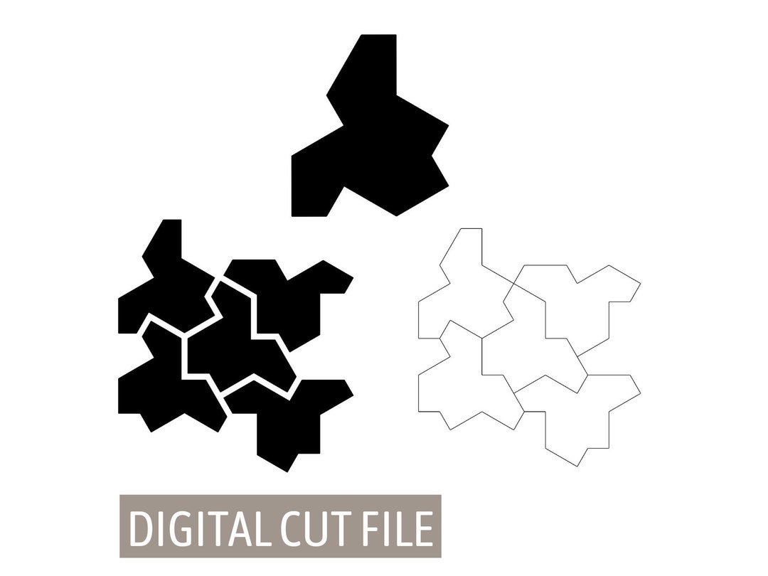Aperiodic Monotile Pattern Cut File - the Hat - Etsy Canada