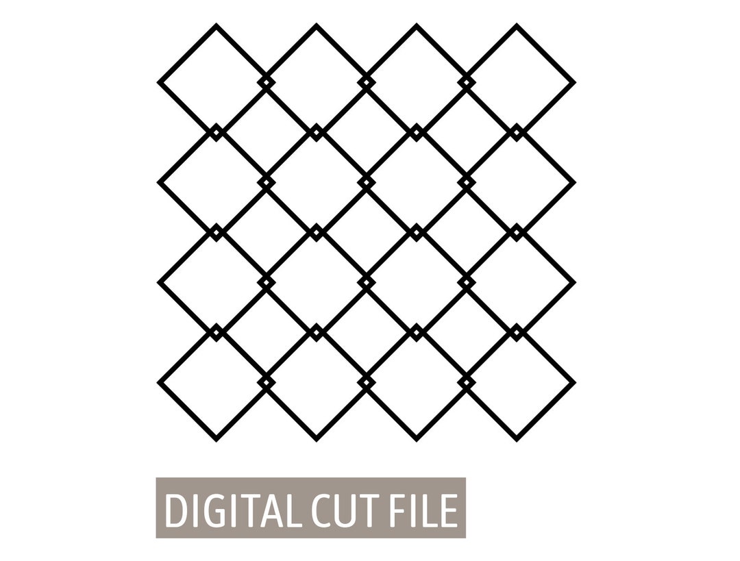 Chainlink Pattern Cut File Seamless Texture - Etsy