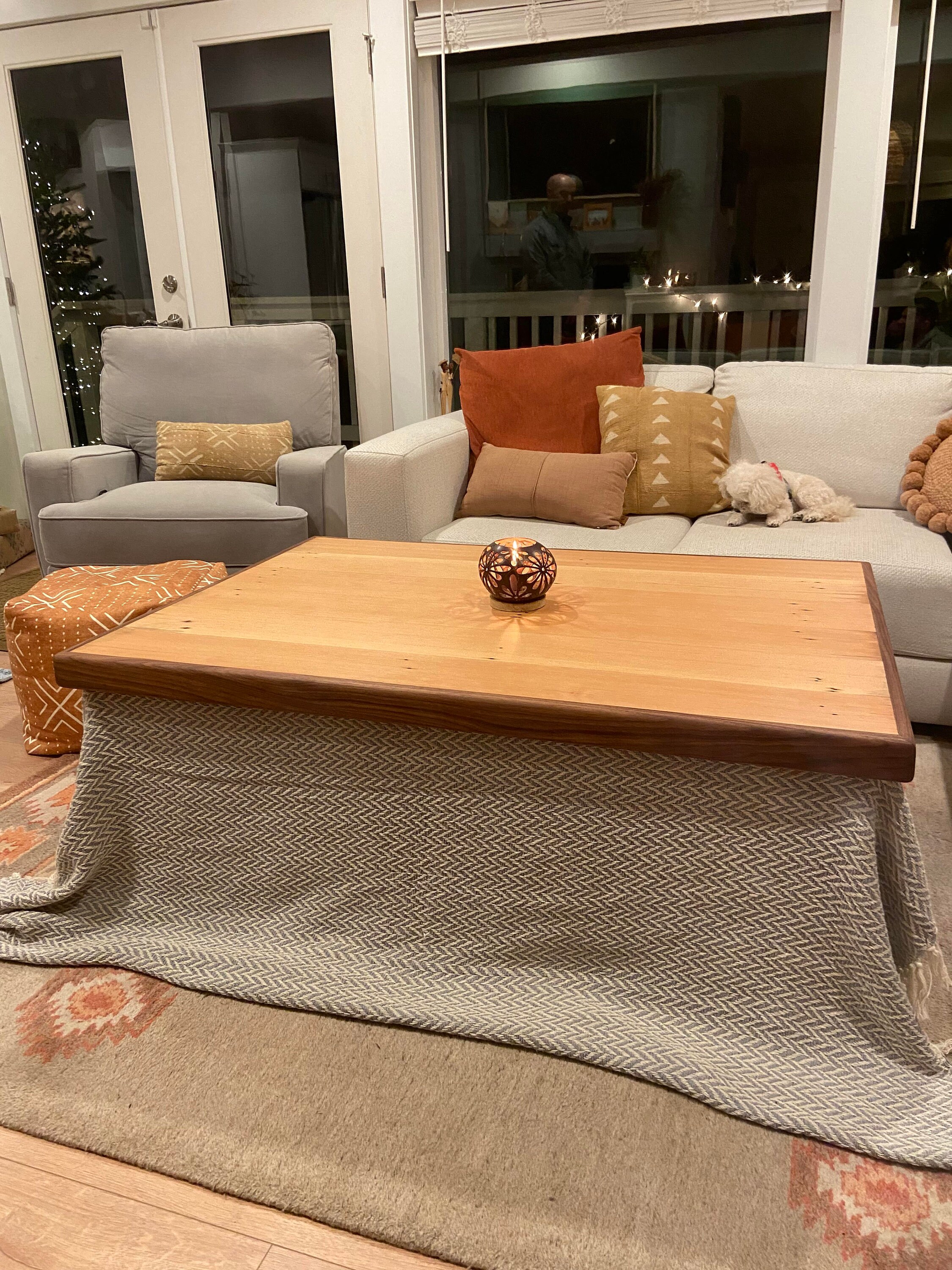 Heated Japanese Coffee Table Kotatsu - Etsy