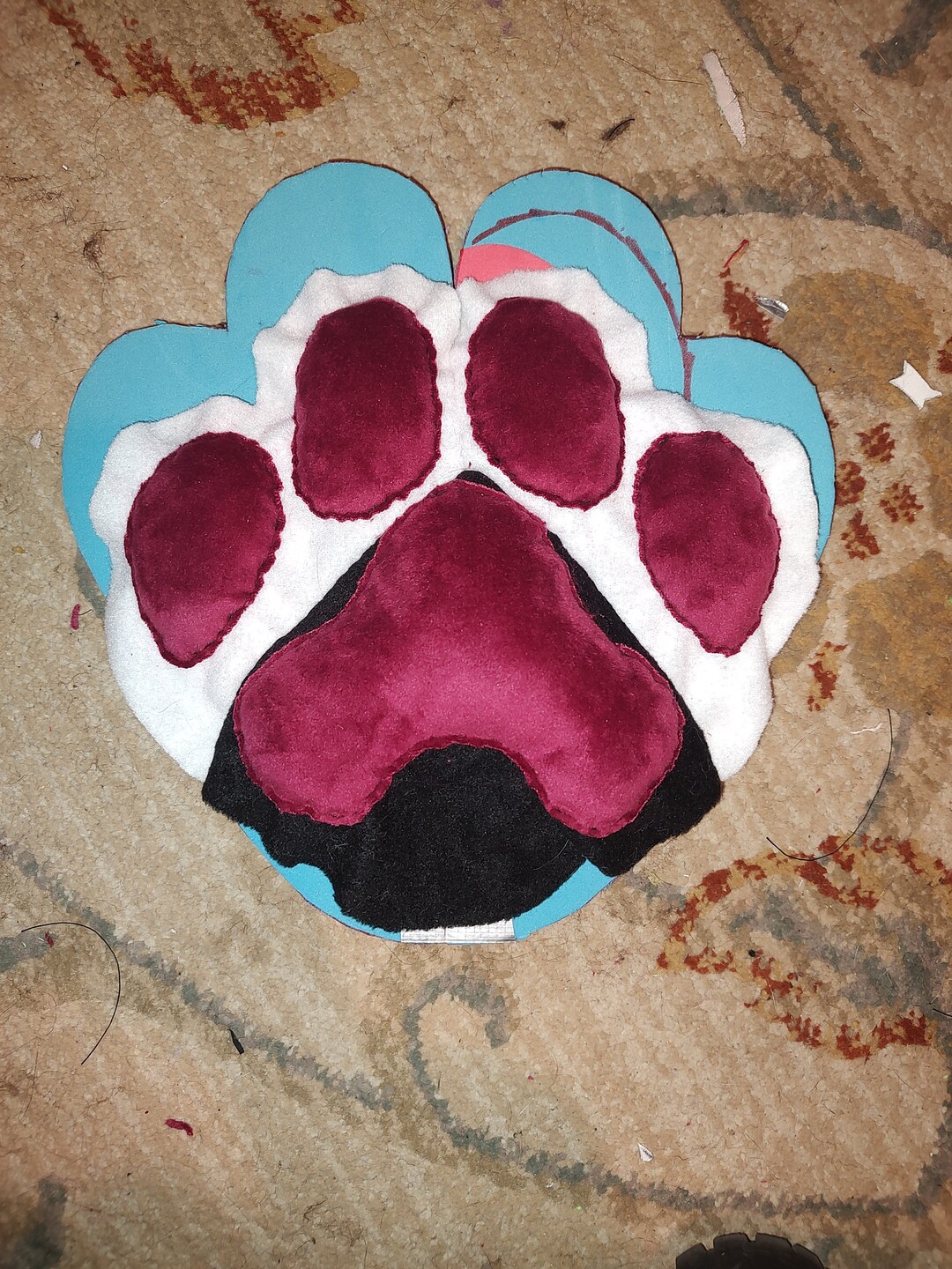 Foam/fabric Bottoms for Feetpaws || Fursuit, Fursuit Parts, Furry ...