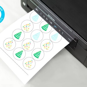 Cupcake Toppers Birthday Printable | Party Hat Cupcake Toppers ...