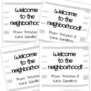 Printable New Neighbor Tag Editable Text Gift Tag - Etsy