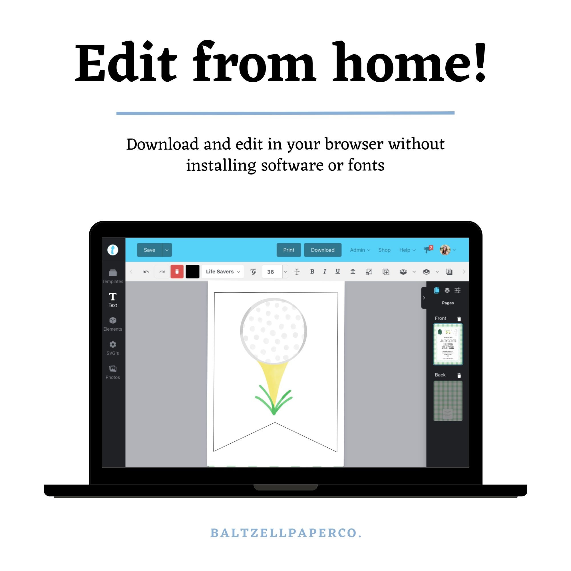 Masters Party Banner Party Decorations Printable Golf - Etsy