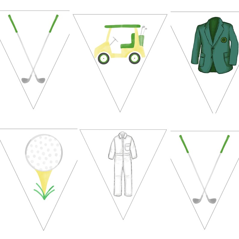 Masters Party Banner | Party Decorations | Printable Golf Masters ...