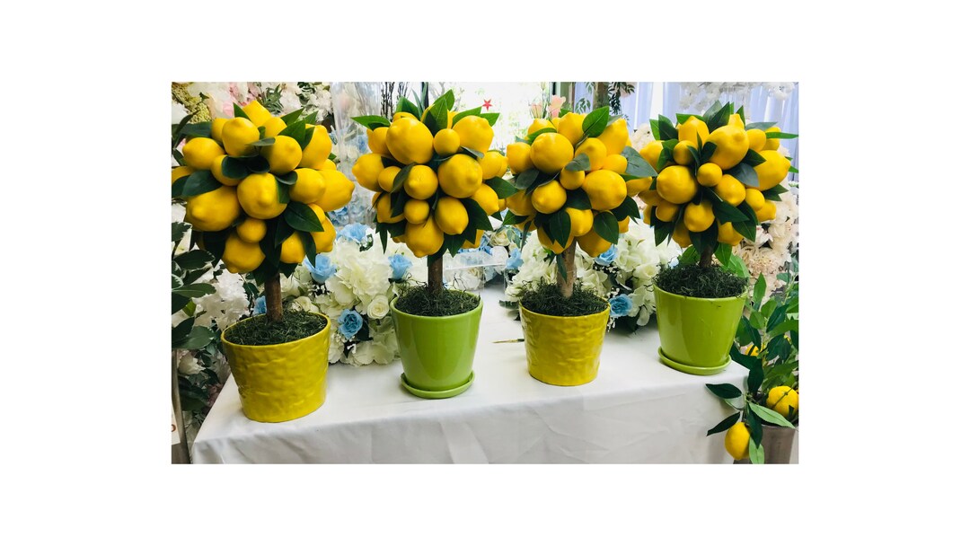 Lemon Arrangements for Home & Wedding Decorations, Great for Center ...