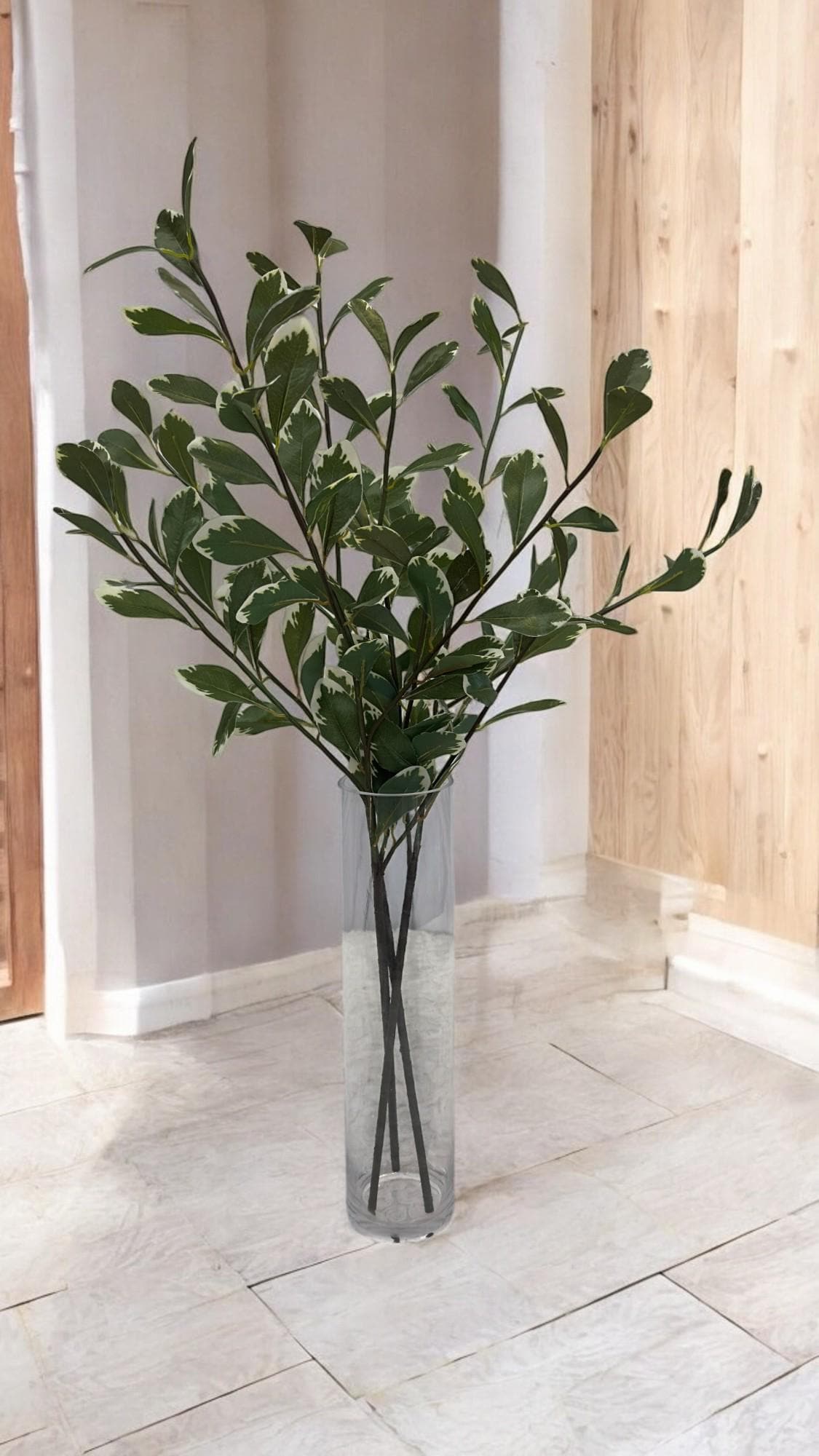 Real Touch Varigated Pittosporum Green Stem 34" - Etsy