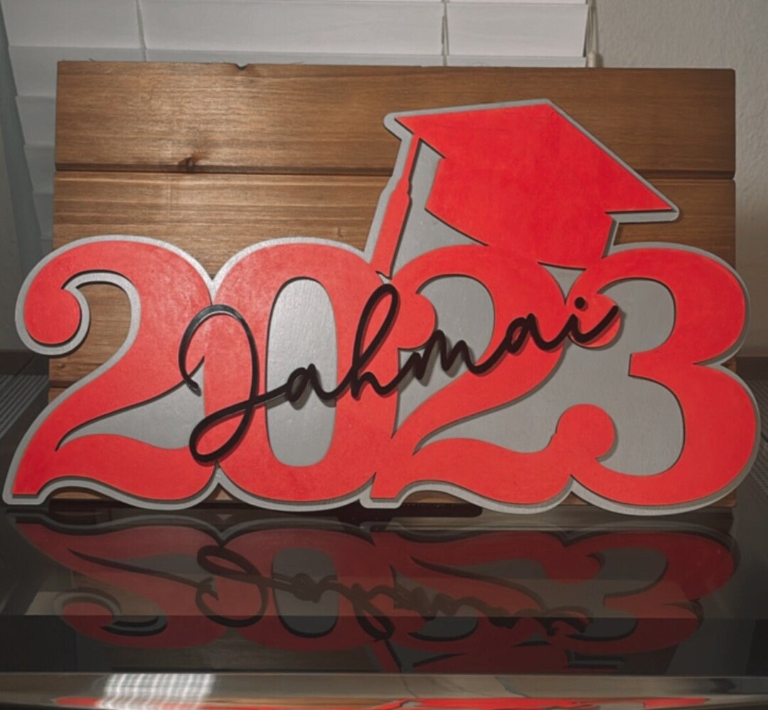 2023 Wood Sign for Graduation, Class of 2023 Sign for Pictures, Senior ...