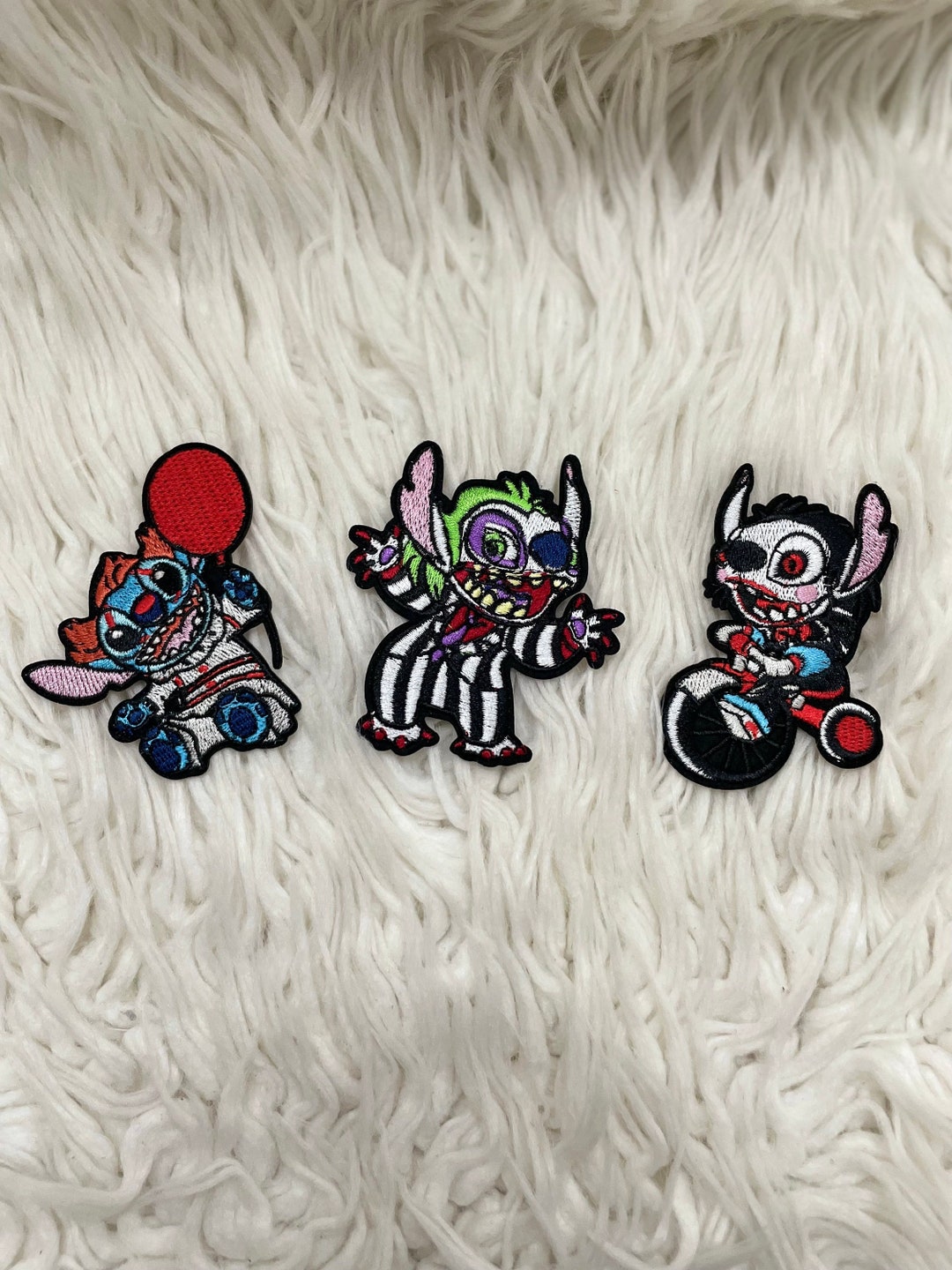 Lilo and Stitch Horror Character Patches Iron On - Etsy