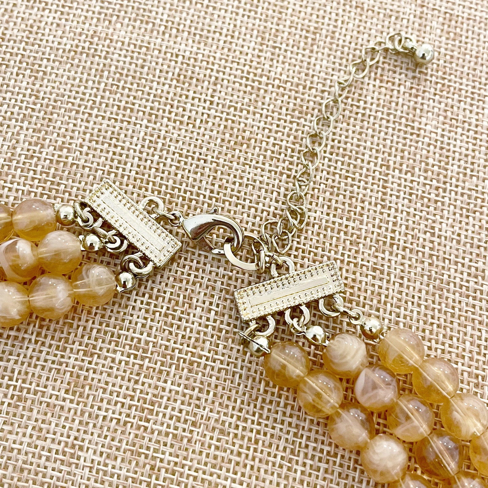 Multi Strand 3 Row Beaded Layered Colorful Necklace - Etsy