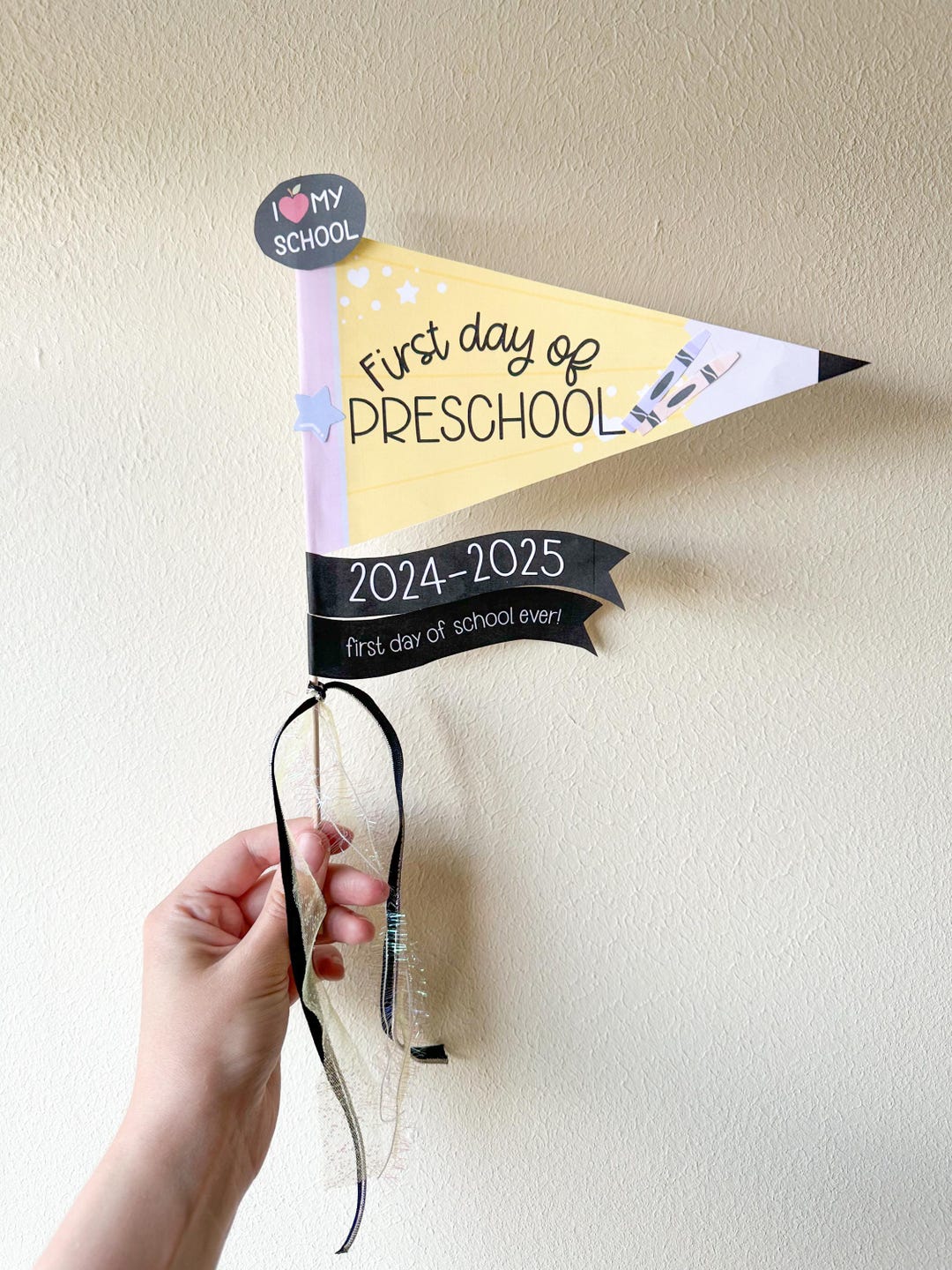 Back to School Pennant Flag - Etsy