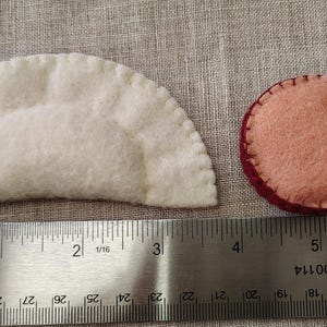Felt Pierogi and Sausage Play Set Pretend Kitchen Set Fabric Pretend ...