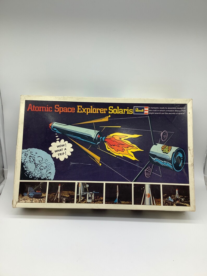 Rare Vintage 1968 1/156 H1851-200 Revell Atomic Space Explorer - Etsy