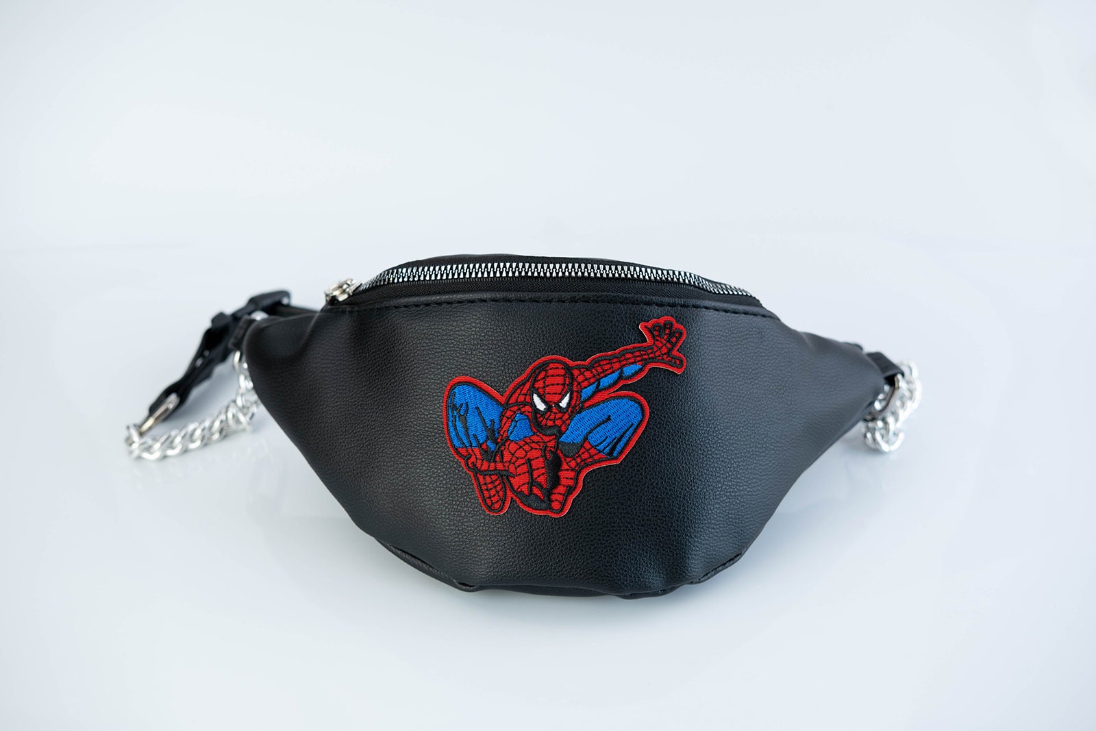Black Spiderman Vegan Leather Fanny Pack | Etsy