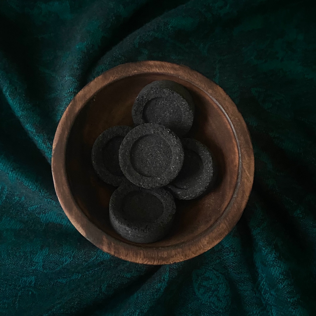 Charcoal Discs 33 Mm 10 Pc (1 Roll) for Burning Incense and Loose Herbs ...