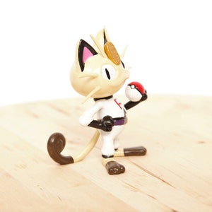 Team Rocket Meowth Figure, Hand Painted, 3D Printed - Etsy