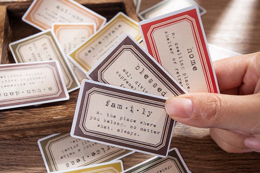 18/pcs. Definition Stickers, Junk Journal, Scrapbooking & Planner ...