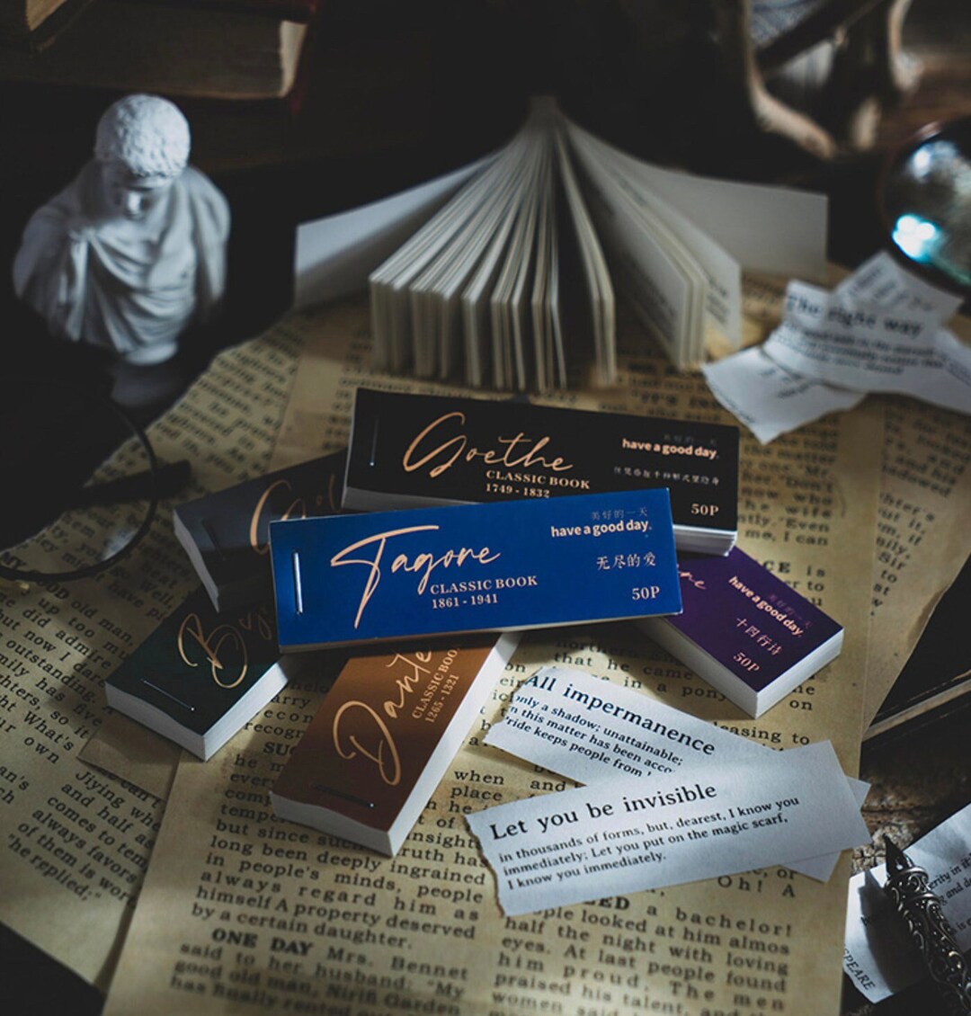 50/pgs. Classic Poetry Booklet, Dante, Shakespeare, Scrapbook, Planner ...