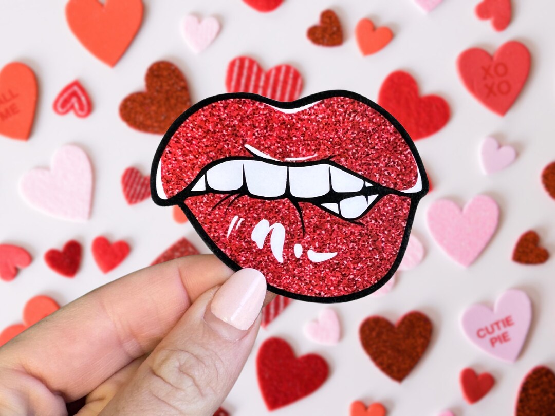 Red Lips Mean Girls Sticker - Etsy