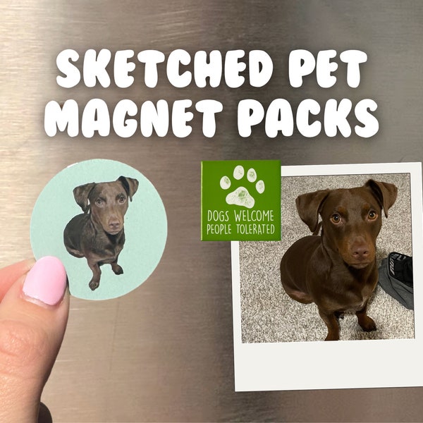 Dog Fridge Magnets - Etsy