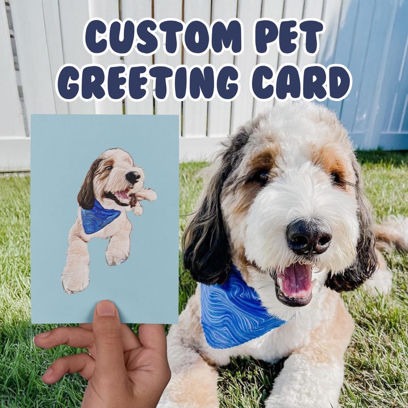 Dog Postcard - Etsy