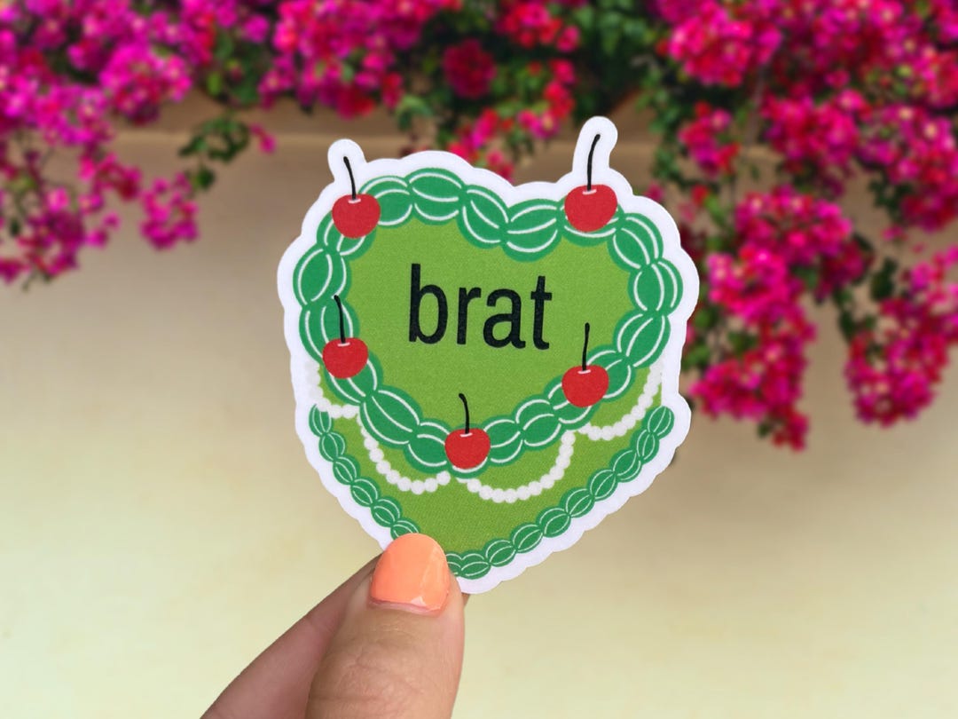 Brat Cake Sticker - Etsy