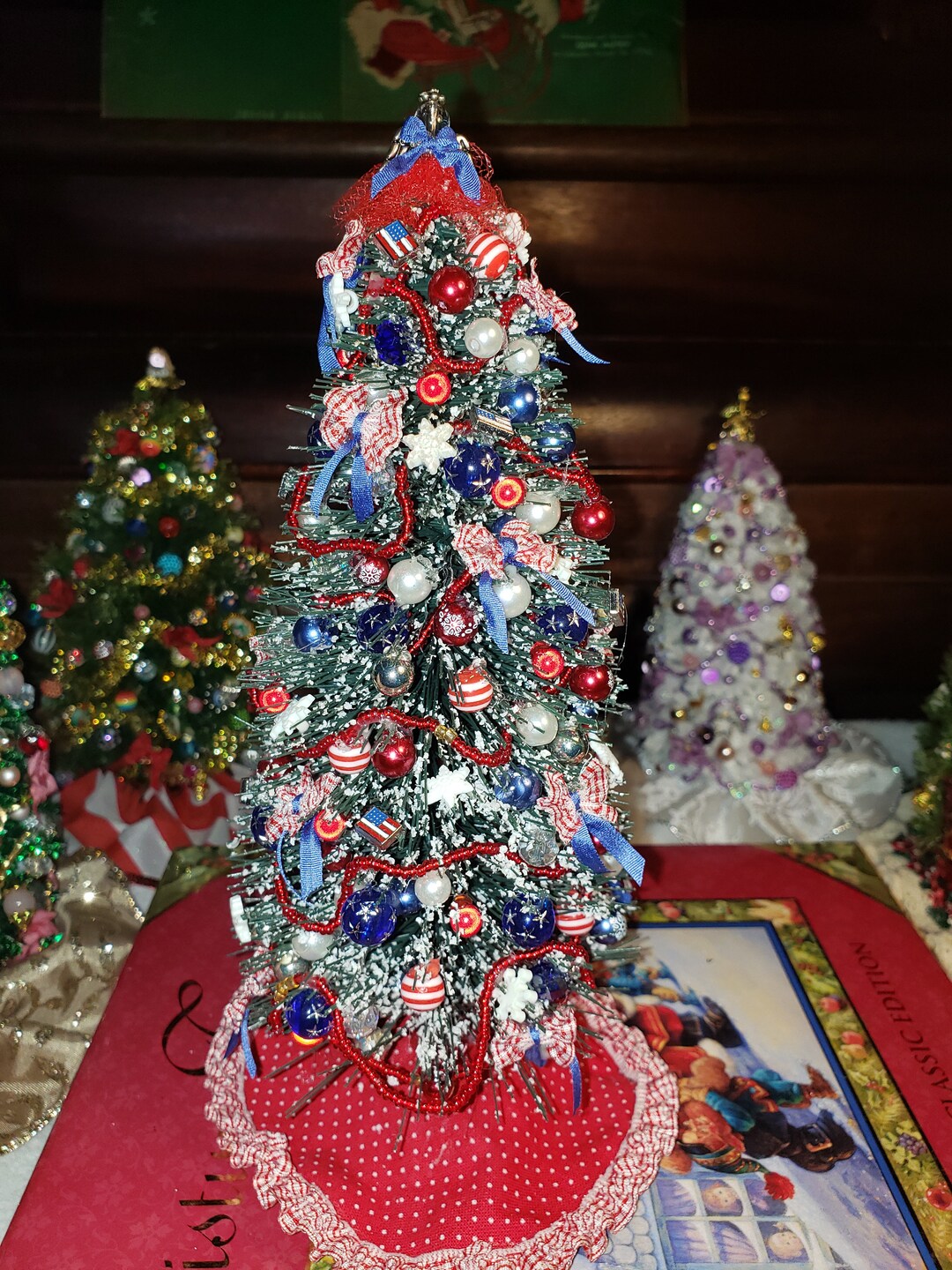 Dollhouse Miniature Christmas Tree - Etsy