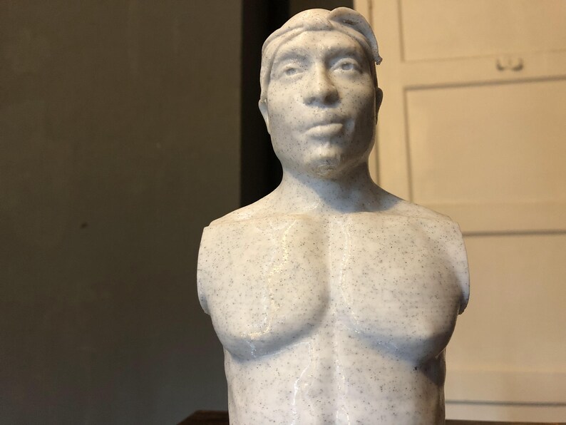 Tupac 3D PLA Bust - Etsy