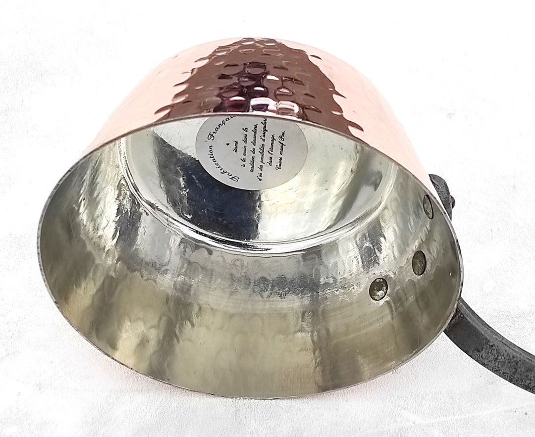 Vintage 7.9inch Copper Splayed Saute Windsor Pan Fabrication Francaise ...