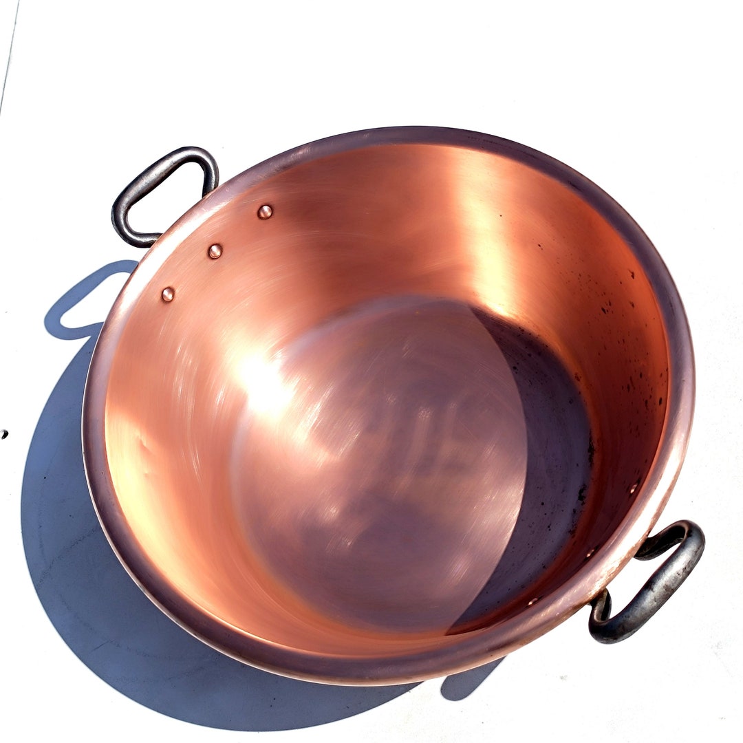 Antique French Copper Jam Pan Sugar Pan Fabrication - Etsy