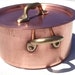 Vintage 5.5inch French Copper Stockpot Cocotte Made in France Bronze ...