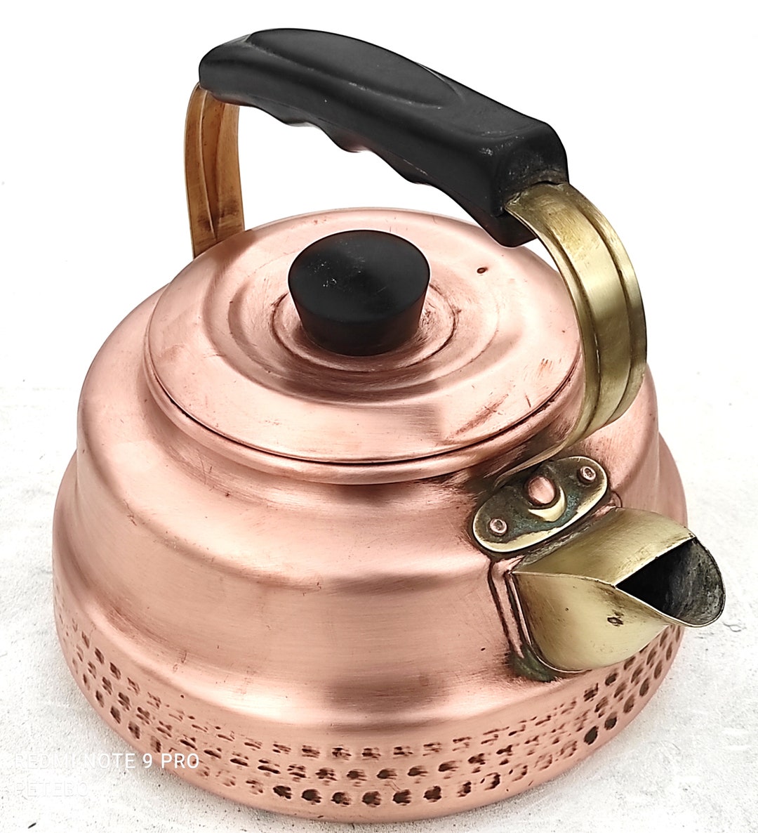 Vintage 8.7inch French Copper Water Kettle Pouring Pot Made in France ...