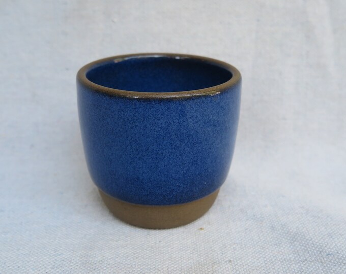 Vintage Heath Pottery Moonstone Blue Rim Line Bowl / Blue With Nutmeg ...