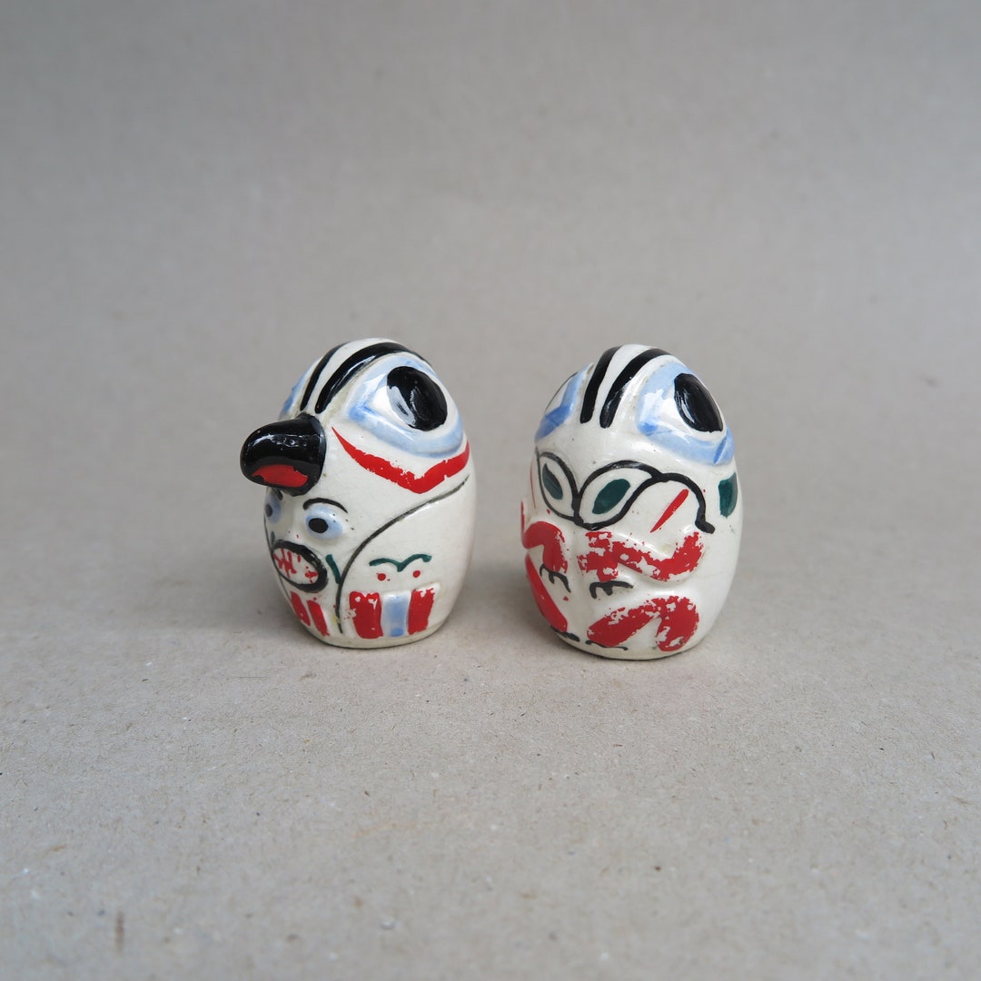 Vintage Made in Japan Inspired Native American Totems Salt and Pepper ...