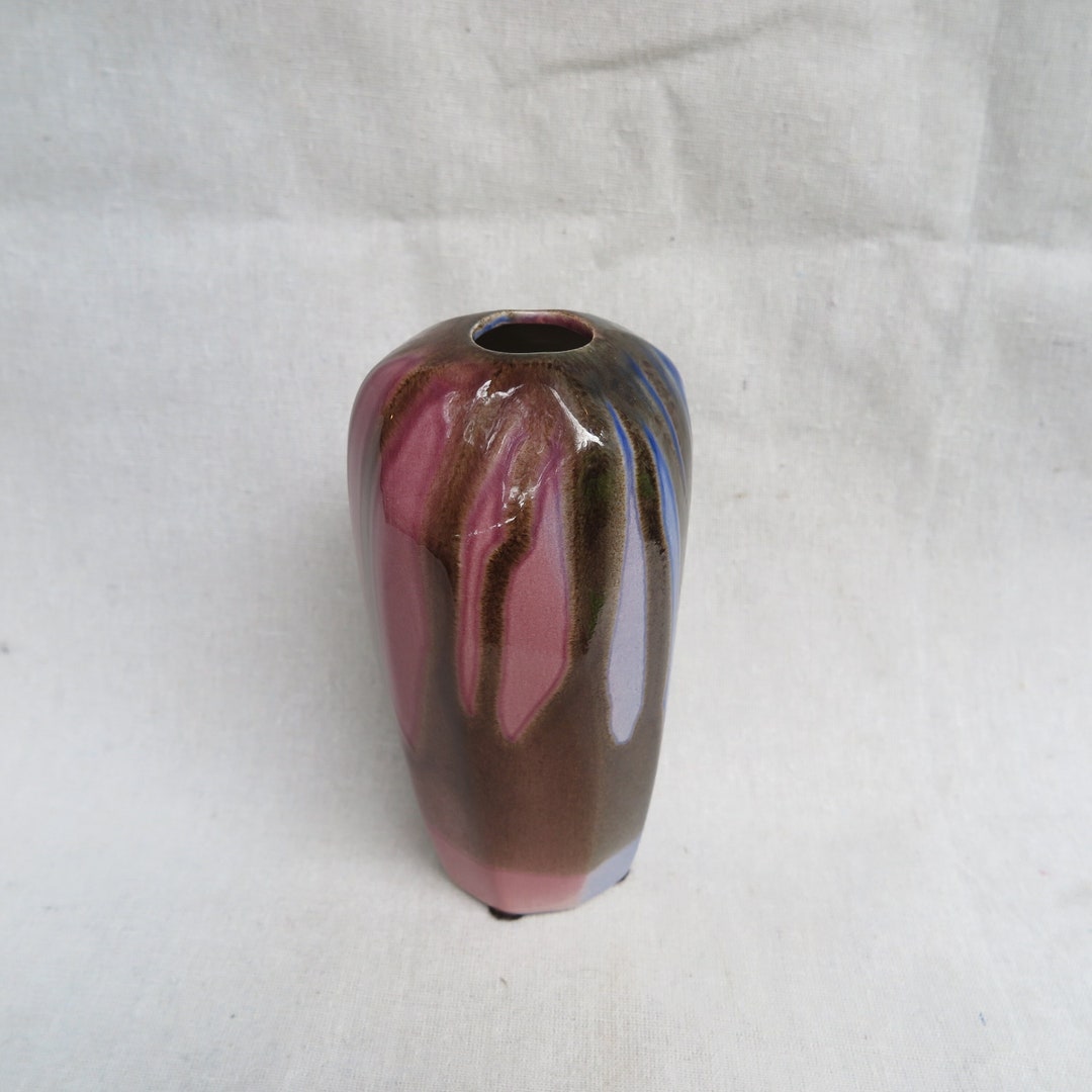 Mark Hines Contemporary Studio Pottery Vase / Art Pottery Vase / Bright ...