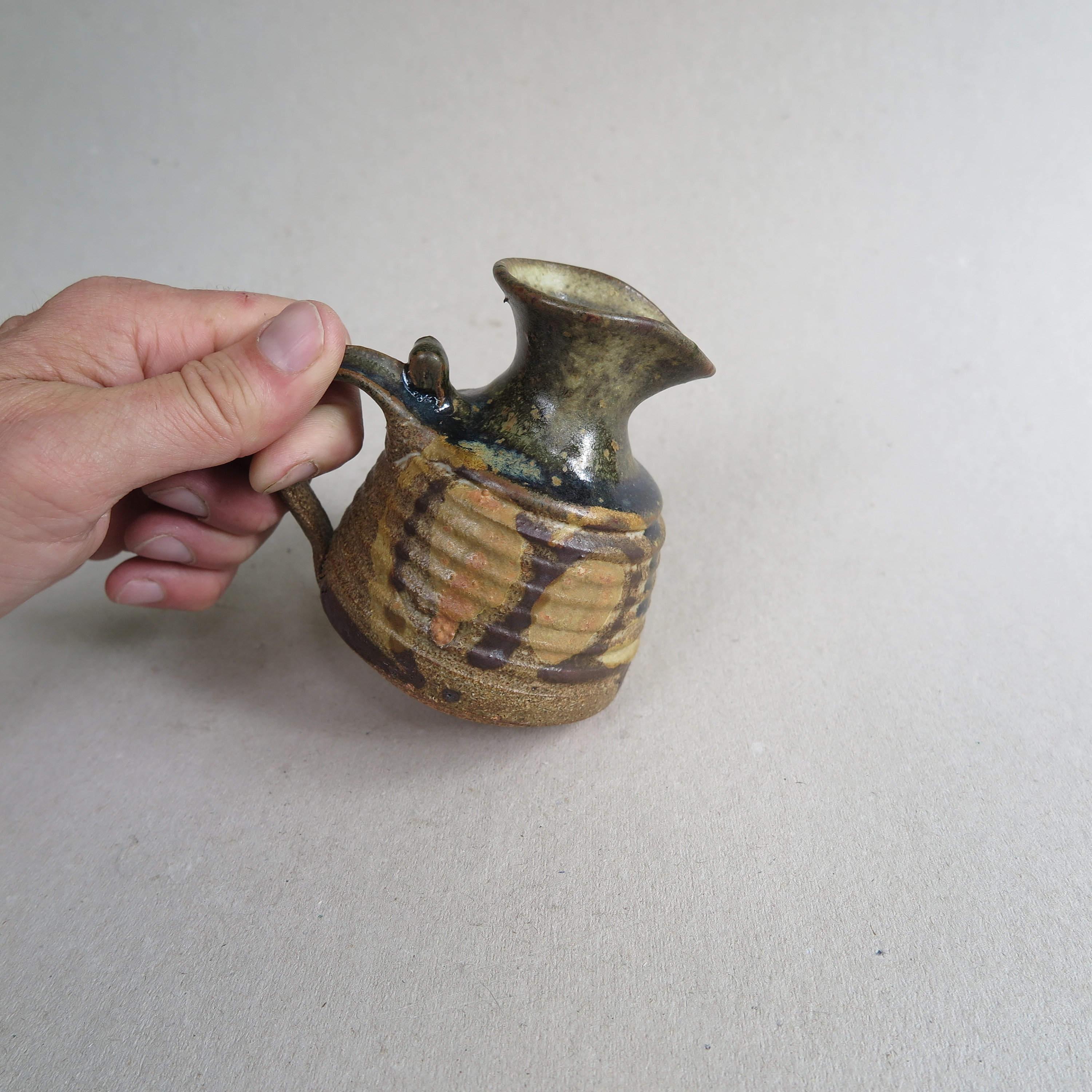Leah Boehm Studio Pottery Stoneware Creamer / Solid and Well - Etsy