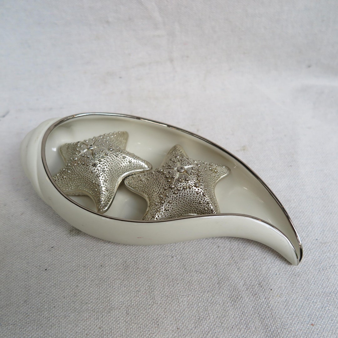 Elegant Lenox Sea, Sand, and Sky Salt and Pepper Shaker Set / Vintage ...