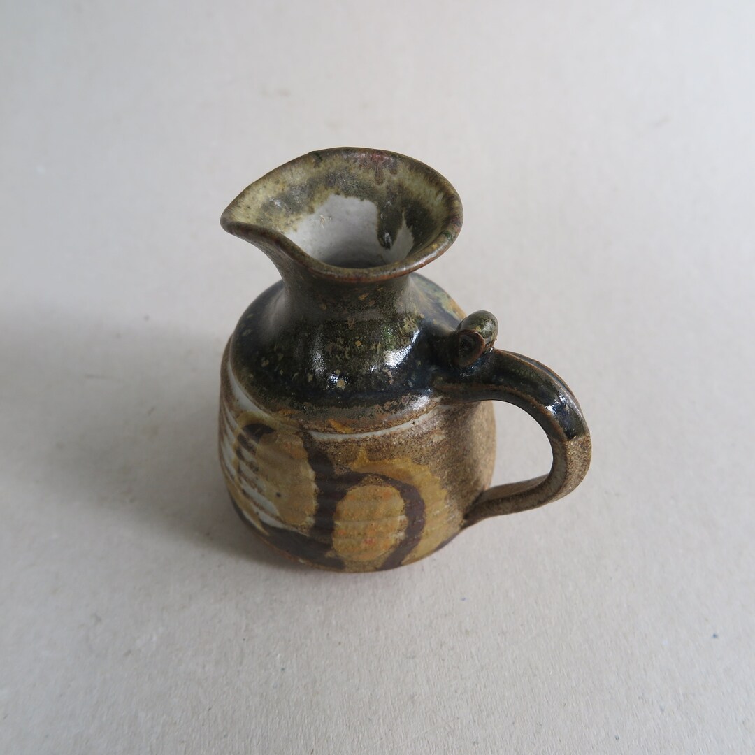 Leah Boehm Studio Pottery Stoneware Creamer / Solid and Well Balanced ...