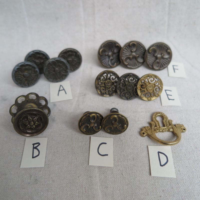 Antique Rococo Pulls - Etsy