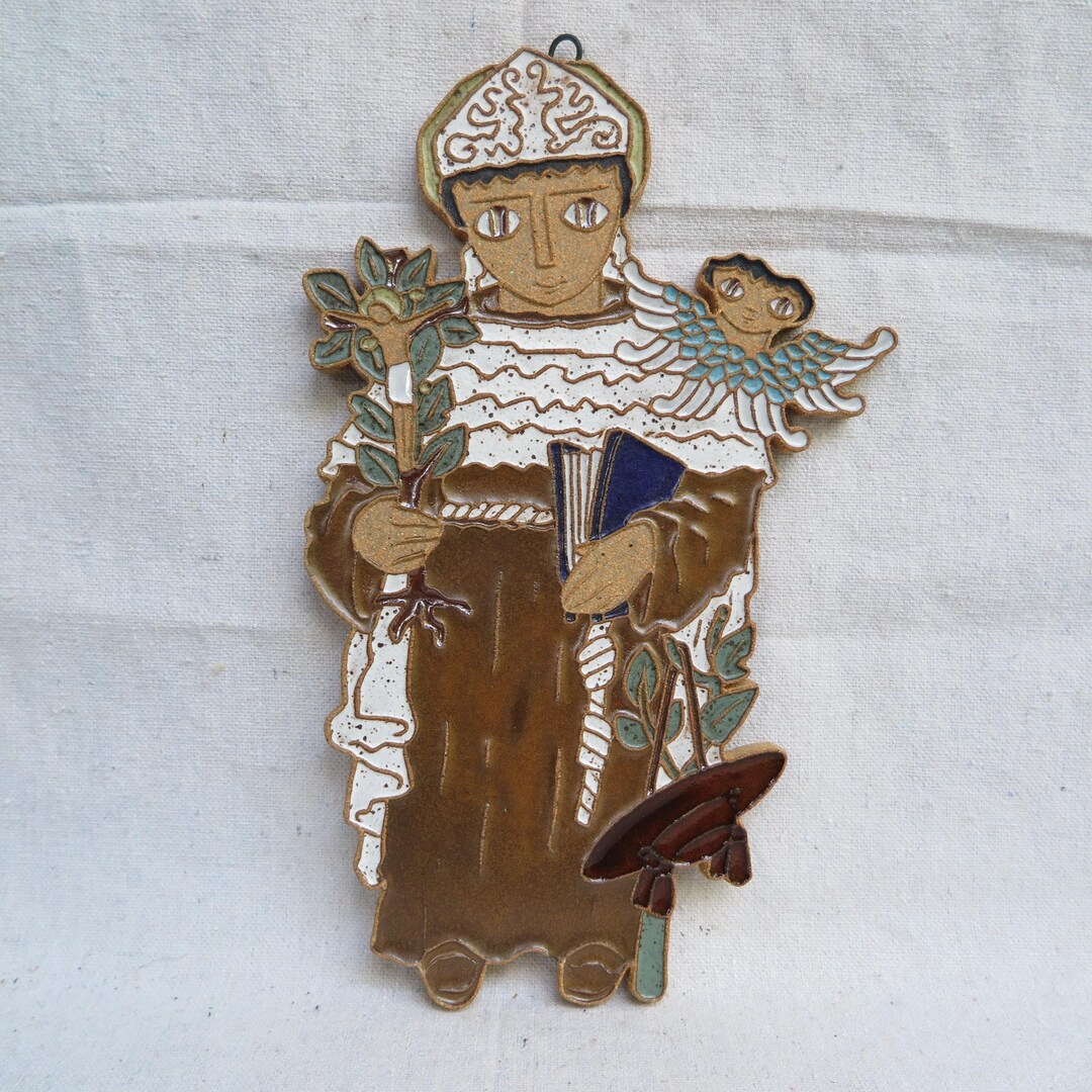 St. Andrew's Abbey Ceramic Pottery Rendition of Saint Bonaventure ...