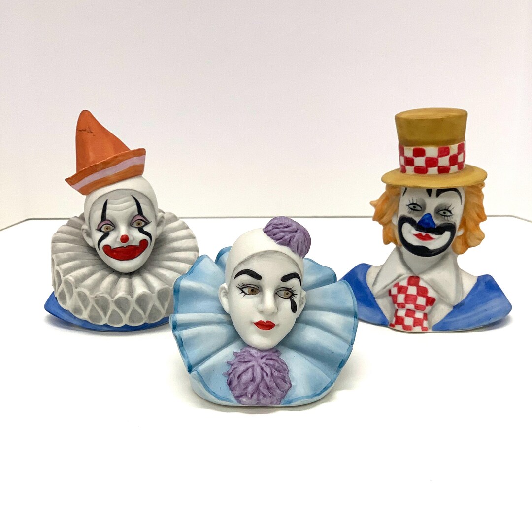 Reco Clown Collection - Trio Collection Bust - Etsy