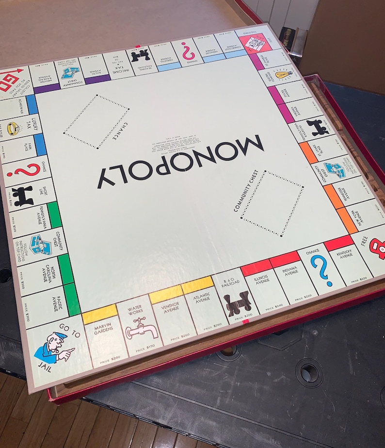 Vintage Monopoly Game - Etsy