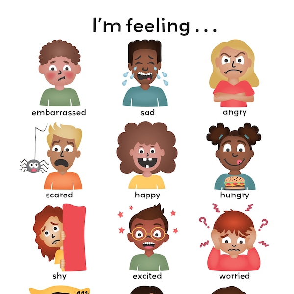 Feelings Bulletin Board - Etsy