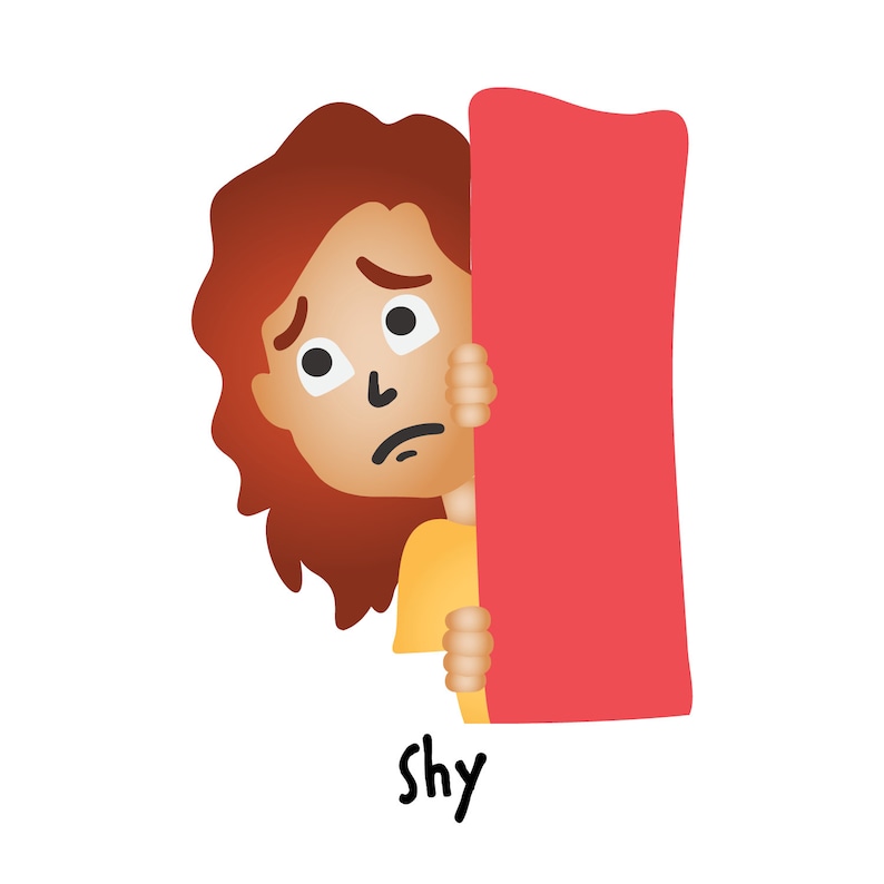 Shy Big Feelings Collection Printable Wall Art (digital Download) - Etsy