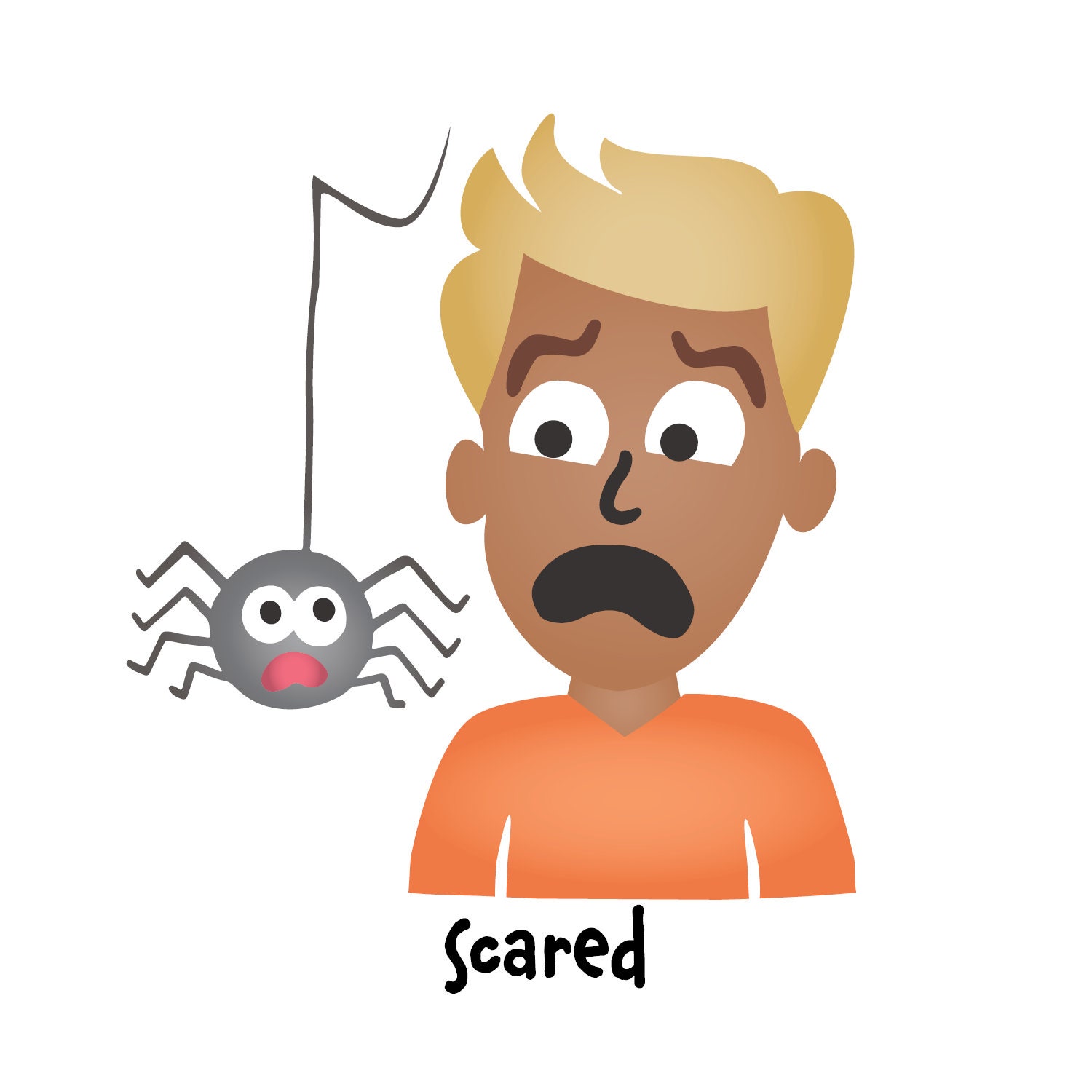 Scared Child Clip Art