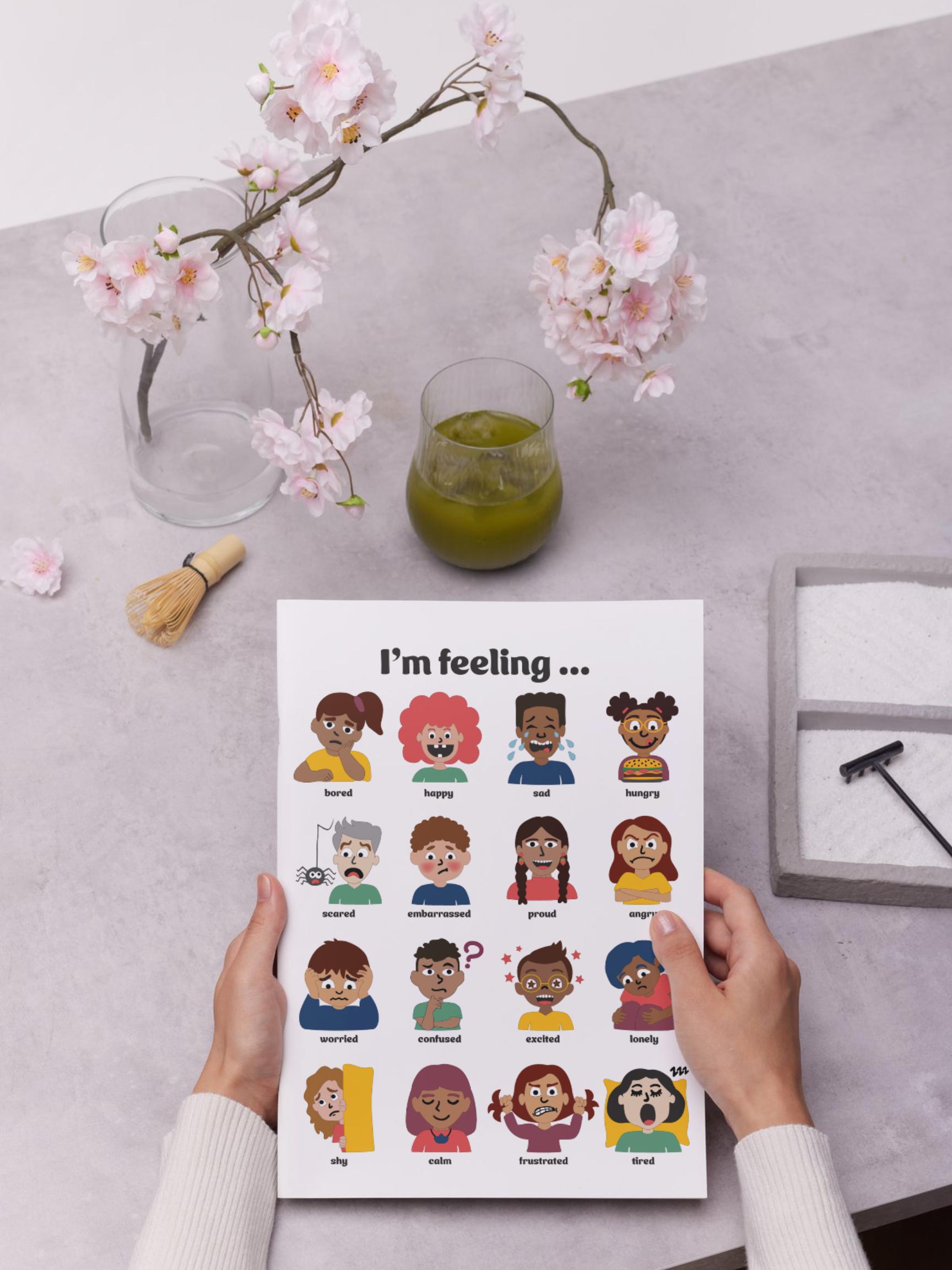 Feelings Printable Poster - 16 Cute Kids With Obvious Emotions | School ...